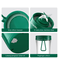 ecentio Portable Juicer 6 mata pisau Electric Juicer 380ML